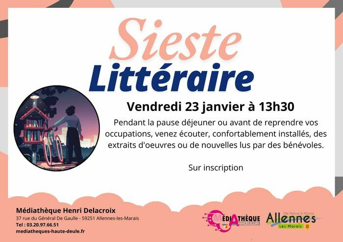 Sieste littéraire | Métropole européenne de Lille